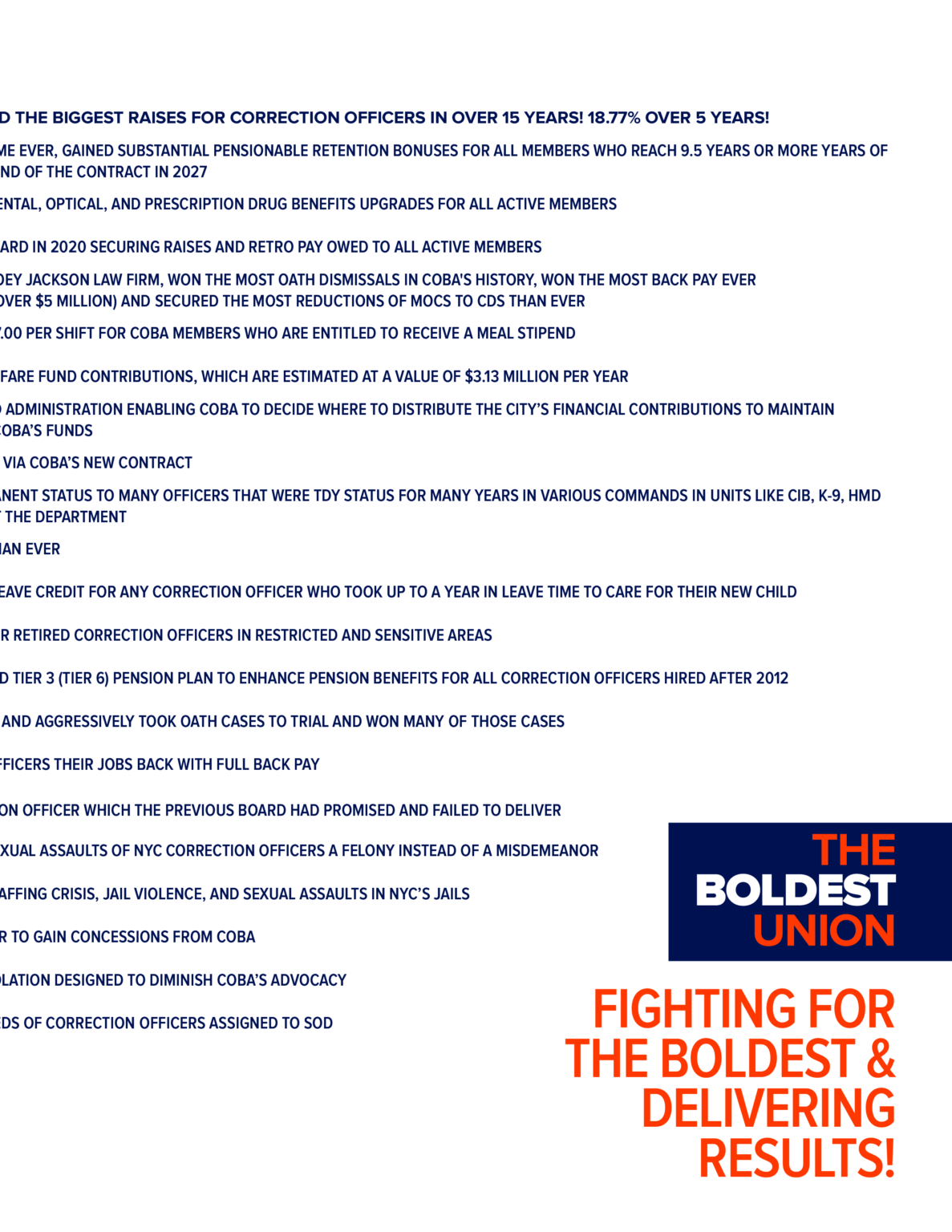 PRESIDENT BOSCIO BRINGS BACK THE BEST COBA CONTRACT IN OVER 15 YEARS ...